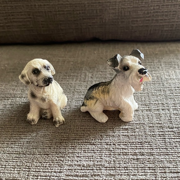 Accents | Pair Of Resin Miniature Scotty And Dalmatian Dog Figurines ...